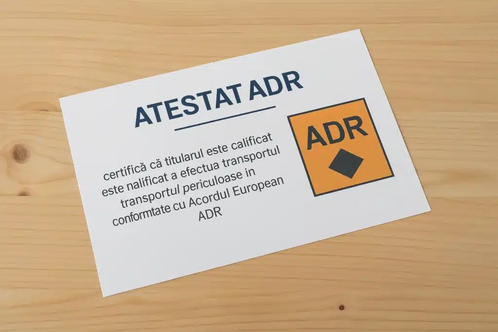 Atestat ADR: Ghid Complet 2025 – Tot Ce Trebuie Să Știi